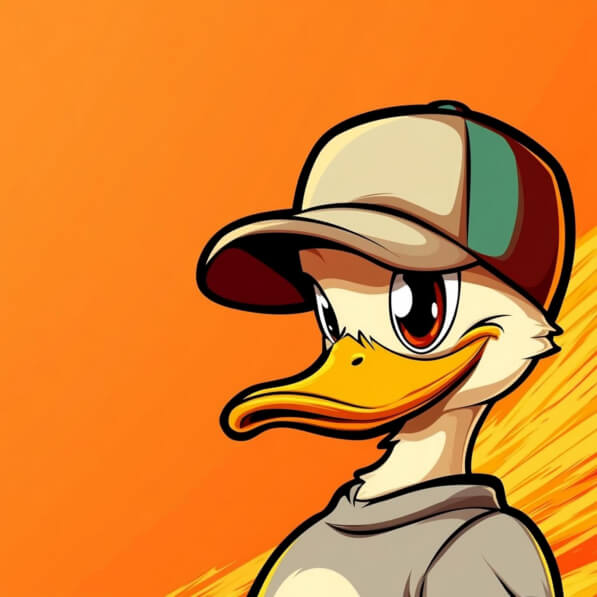 Scarica Personaggio di papera cartone giocoso Sfondi Online - Creative ...