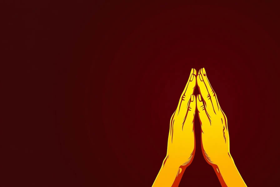 Download Stylized Hands in Prayer Gesture Backgrounds Online - Creative ...