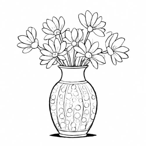 Free Vase Coloring pages - Download Printable Vase Coloring sheets ...