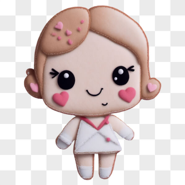 Download Cute Animated Doll Character Cartoons Online - Creative Fabrica