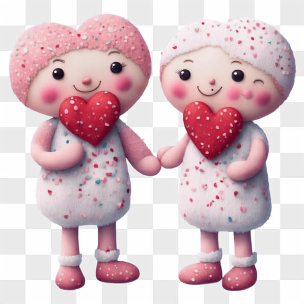 Download Cute Animated Characters Celebrating Love Cartoons Online ...