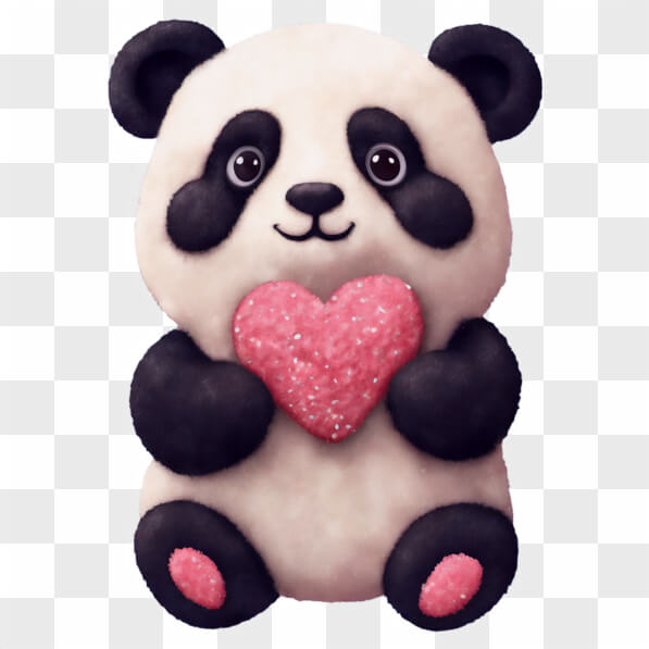 Descarga Panda de dibujo animado sosteniendo un corazón Cartoons En ...