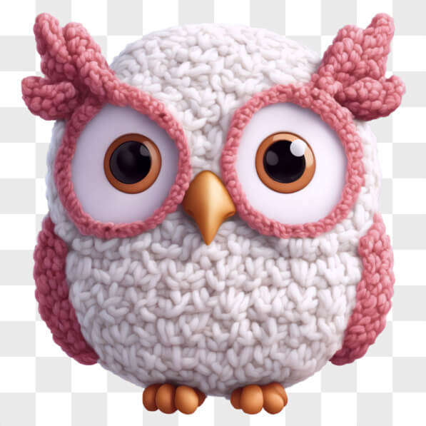 Download Cute Knitted Owl Character Cartoons Online - Creative Fabrica