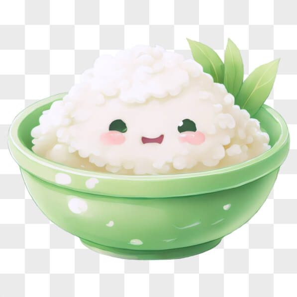 Download Kawaii Rice Bowl with Smiling Character Kawaii Online ...