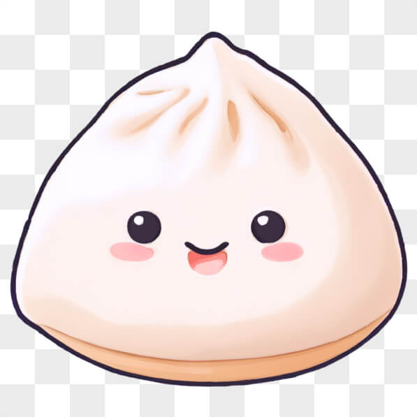 Download Kawaii Dumpling Character with a Happy Face Kawaii Online ...