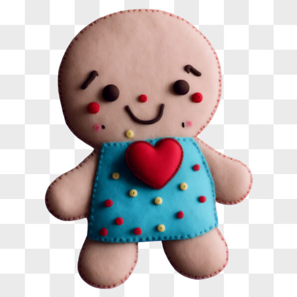 Download Cute Plush Gingerbread Man Toy Cartoons Online - Creative Fabrica