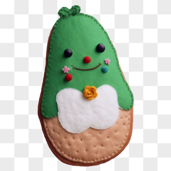 Download Whimsical Plush Avocado Toy Cartoons Online - Creative Fabrica