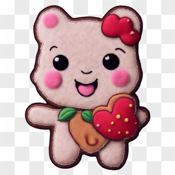 Download Cute Gingerbread Bear Cookie Cartoons Online - Creative Fabrica