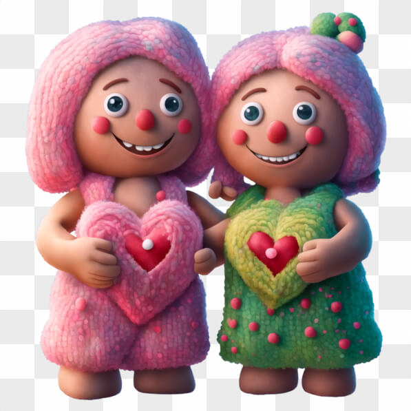 Download Whimsical Plush Toy Characters Cartoons Online - Creative Fabrica