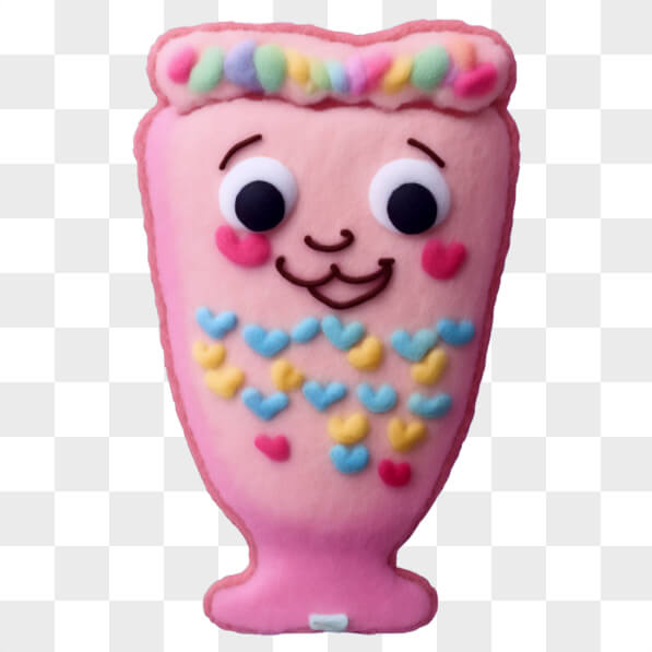 Download Cheerful Plush Milkshake Character Cartoons Online - Creative ...