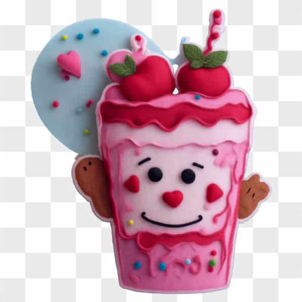 Download Playful Cartoon Milkshake Character Cartoons Online - Creative ...