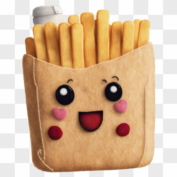 Download Smiling French Fries Cartoon Cartoons Online - Creative Fabrica