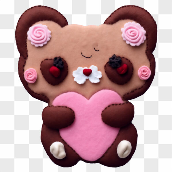 Télécharger Joli ours en peluche tenant un cœur Dessins animés En Ligne ...