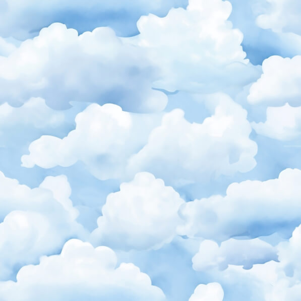 Download Fluffy White Clouds in a Light Blue Sky Patterns Online ...