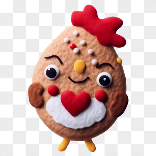 Download Cute Chicken-Shaped Cookie Plush Cartoons Online - Creative ...