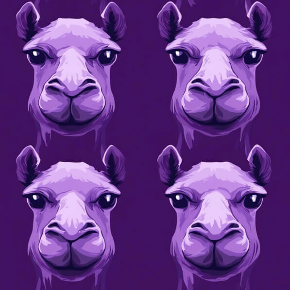 Download Stylized Camels on Purple Background Patterns Online ...
