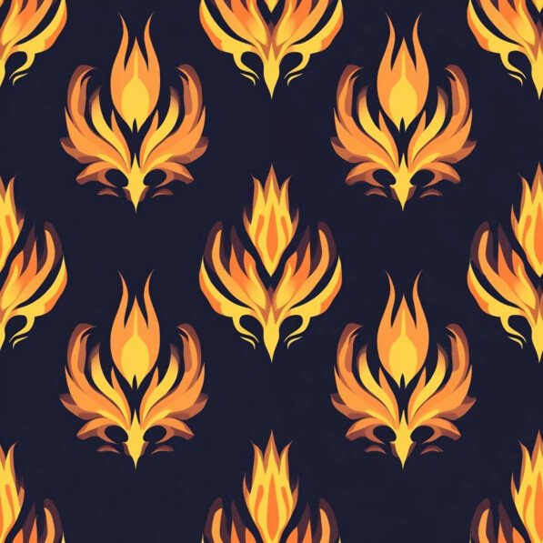 Download Stylized Flame Pattern Patterns Online - Creative Fabrica