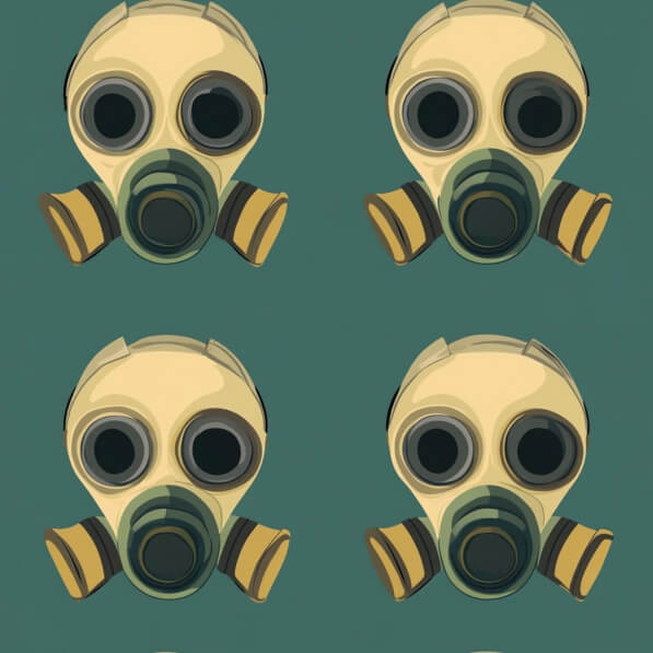 Download Pattern of Gas Masks Patterns Online - Creative Fabrica