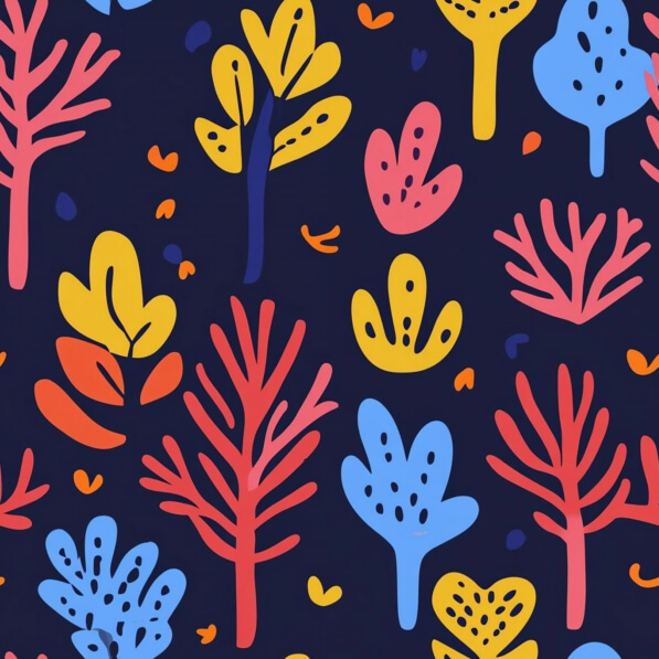 Download Colorful Abstract Tree Pattern Patterns Online - Creative Fabrica