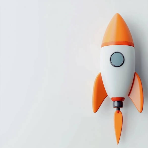 Download Stylized Rocket on Plain Background Backgrounds Online ...