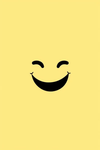 Download Cheerful Smiley Face on Yellow Background Backgrounds Online ...