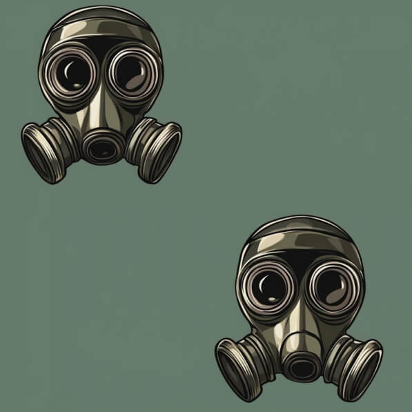 Download Stylized Gas Masks Patterns Online - Creative Fabrica