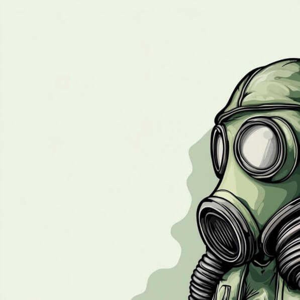 Download Stylized Gas Mask Illustration Backgrounds Online - Creative ...