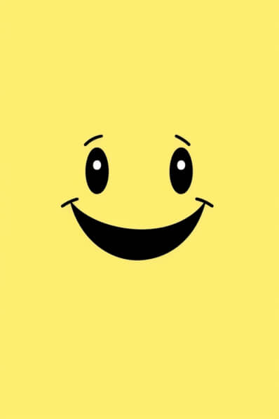 Download Cheerful Smiley Face on Yellow Background Backgrounds Online ...