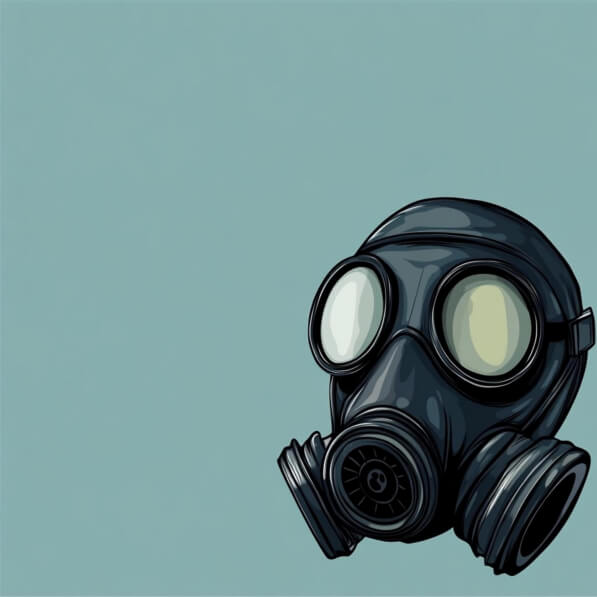 Download Stylized Gas Mask Illustration Backgrounds Online - Creative ...