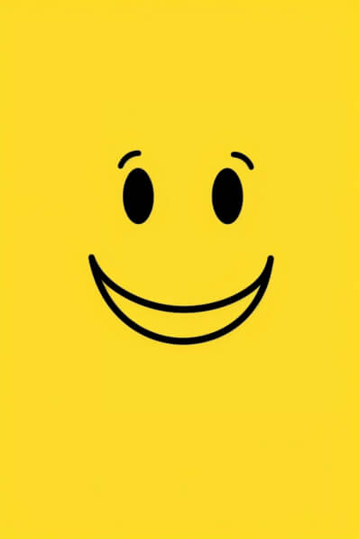 Download Cheerful Smiley Face on Yellow Background Backgrounds Online ...