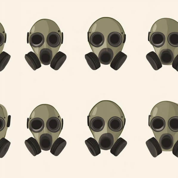 Download Pattern of Gas Masks Patterns Online - Creative Fabrica