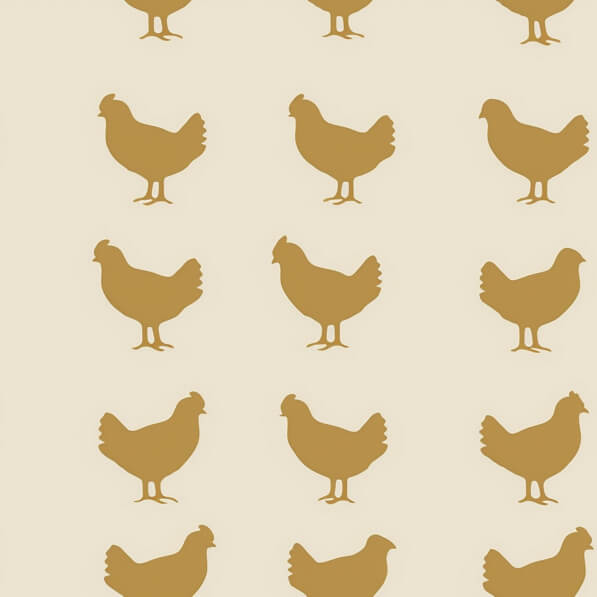 Download Pattern of Chicken Silhouettes Patterns Online - Creative Fabrica