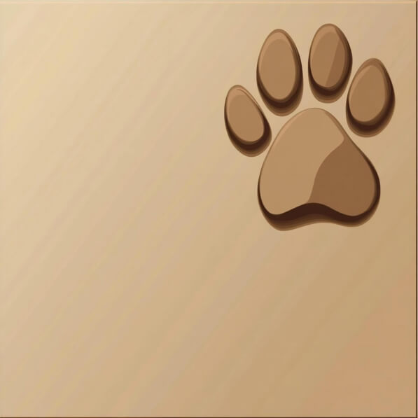 Download Stylized Paw Print on Beige Background Backgrounds Online ...
