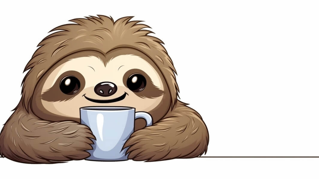 Descarga Lento de dibujo animado sosteniendo una taza Fondos En Línea ...