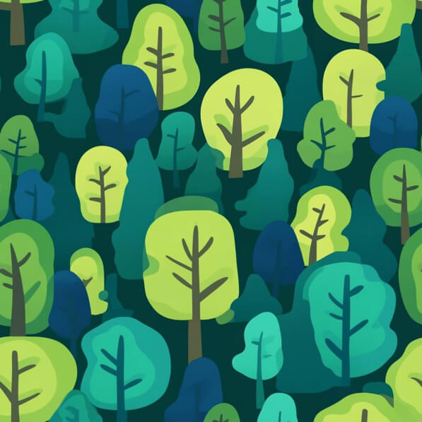 Download Stylized Forest Illustration Patterns Online - Creative Fabrica