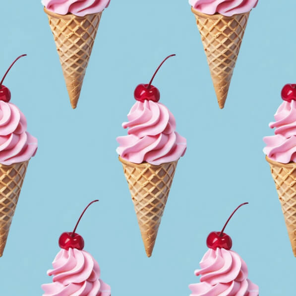 Download Repeating Ice Cream Cone Pattern Patterns Online - Creative ...