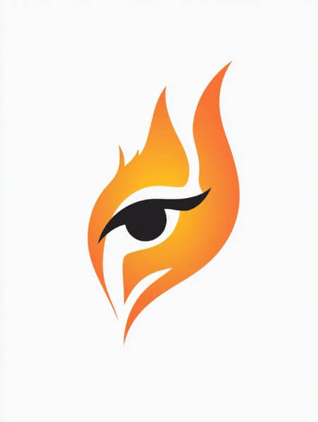 Download Stylized Eye and Flame Design Backgrounds Online - Creative ...