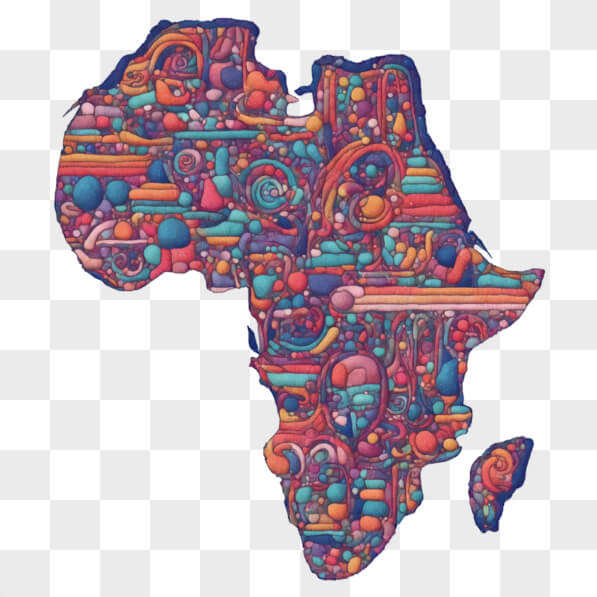 Download Colorful Abstract Representation of Africa Cartoons Online ...