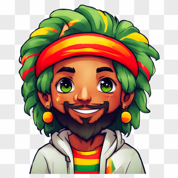 Download Kawaii Character with Vibrant Hair and Cheerful Smile Kawaii ...
