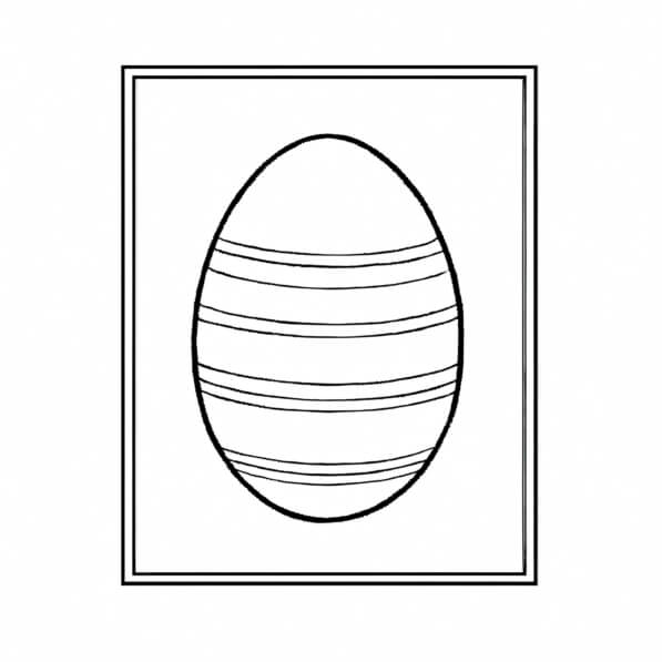Download Decorative Egg Outline for Coloring Coloring pages Online ...