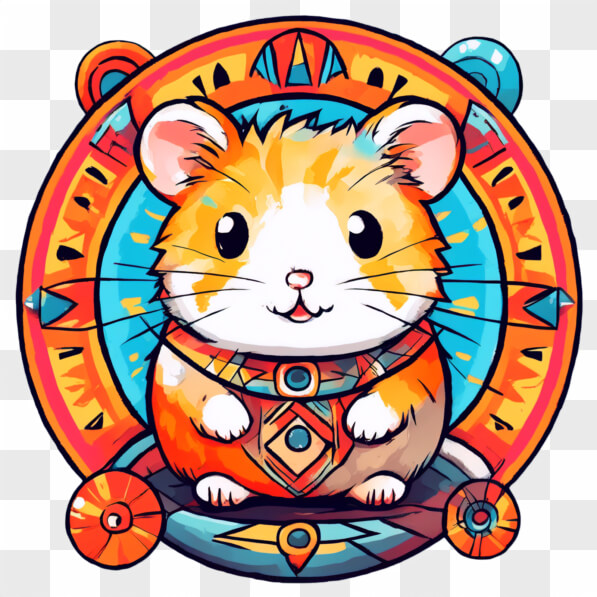 Download Kawaii Hamster Illustration with Vibrant Colors Kawaii Online ...