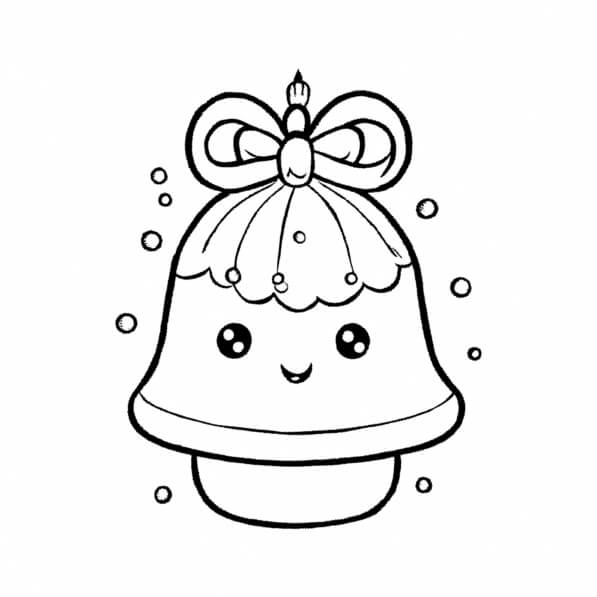 Download Cute Cartoon Bell Character Coloring pages Online - Creative ...
