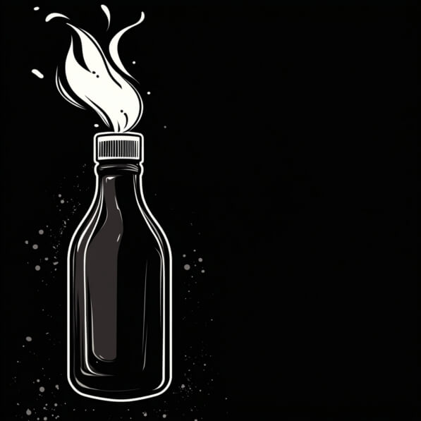 Download Flaming Bottle Illustration Backgrounds Online - Creative Fabrica
