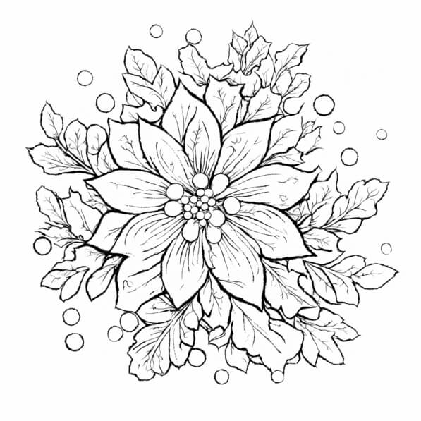 Download Intricate Floral Line Drawing Coloring pages Online - Creative ...