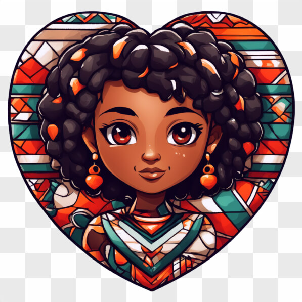Download Kawaii Heart Illustration with Young Girl Kawaii Online ...