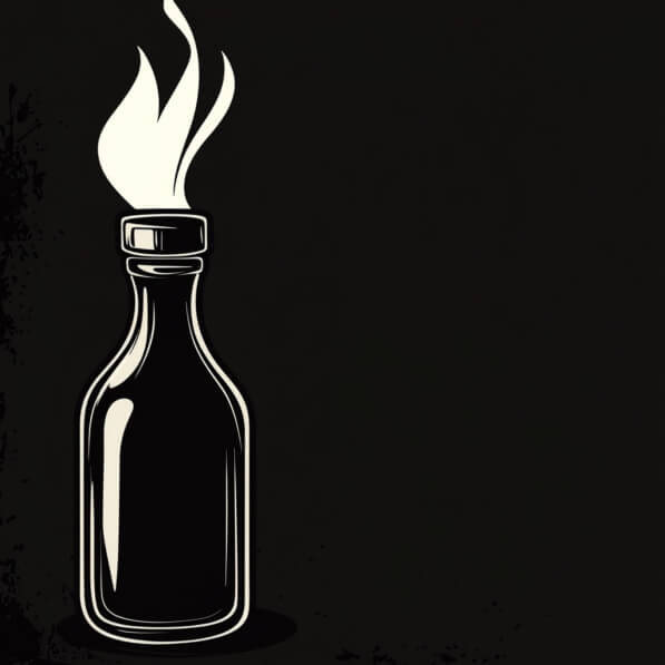 Download Flaming Bottle Illustration Backgrounds Online - Creative Fabrica