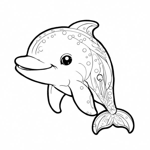 Free Dolphin Coloring pages - Download Printable Dolphin Coloring ...