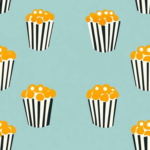 Download Colorful Popcorn Pattern Patterns Online - Creative Fabrica