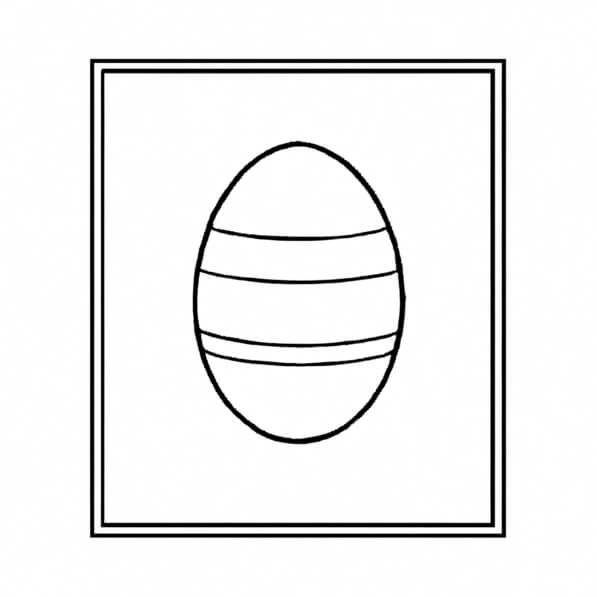 Download Decorative Easter Egg Outline Coloring pages Online - Creative ...