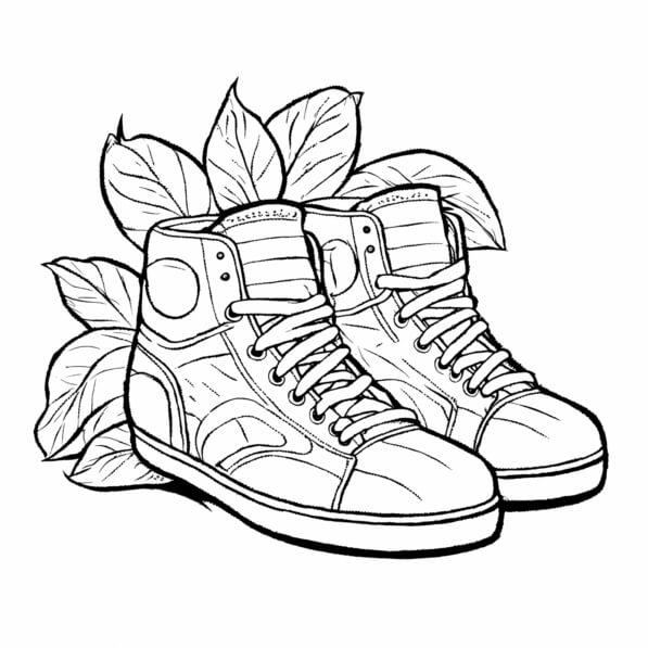 Free Shoe Coloring pages - Download Printable Shoe Coloring sheets ...